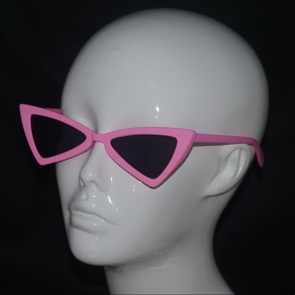 Accessories | Last Pair Pink Triangle Sunglasses | Poshmark